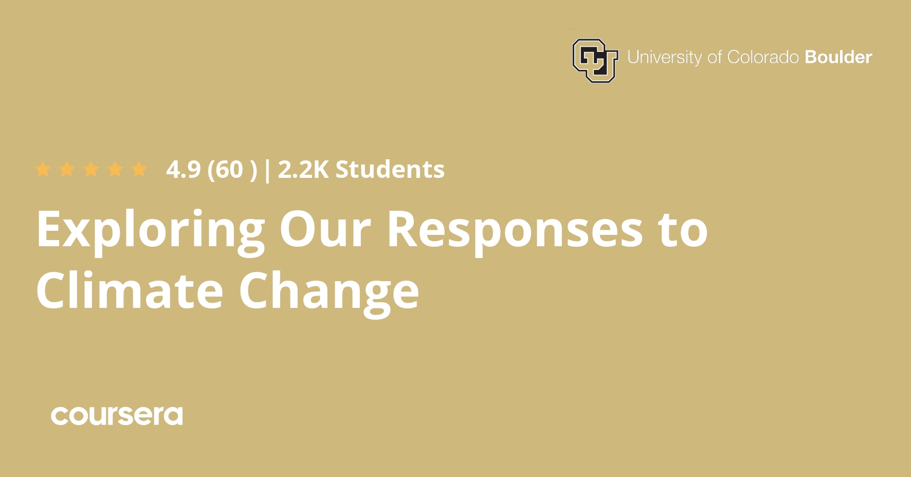 Exploring Our Responses to Climate Change Specialization - Coursya