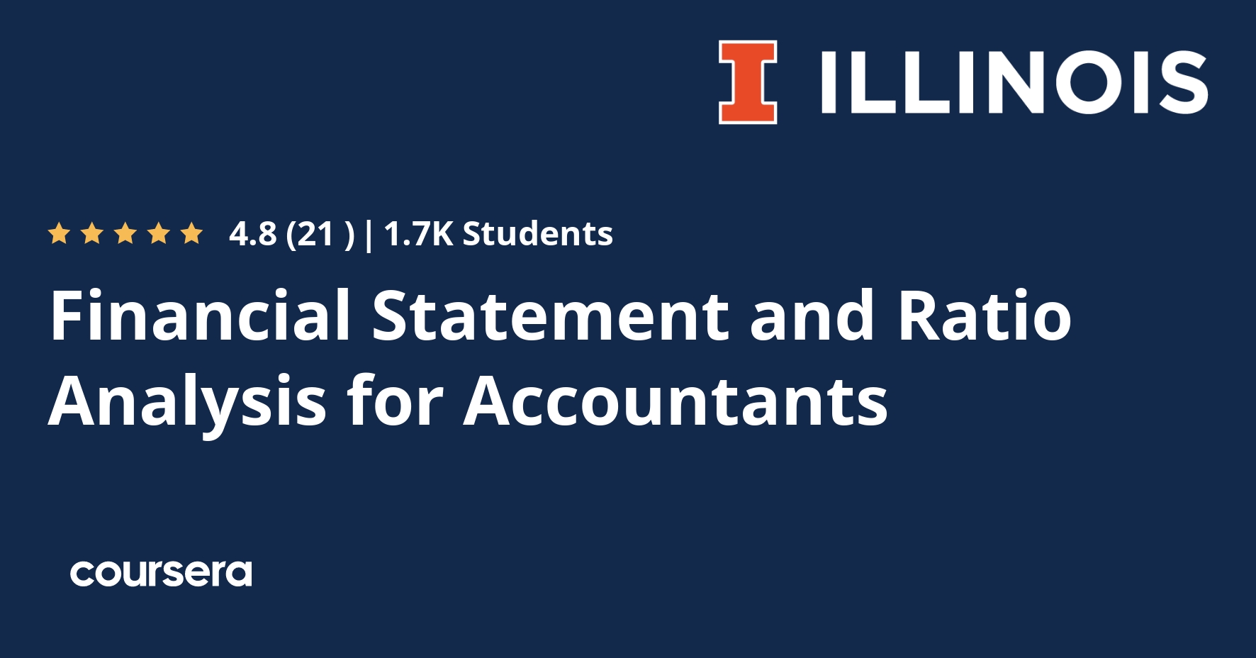 Financial Statement and Ratio Analysis for Accountants - Coursya