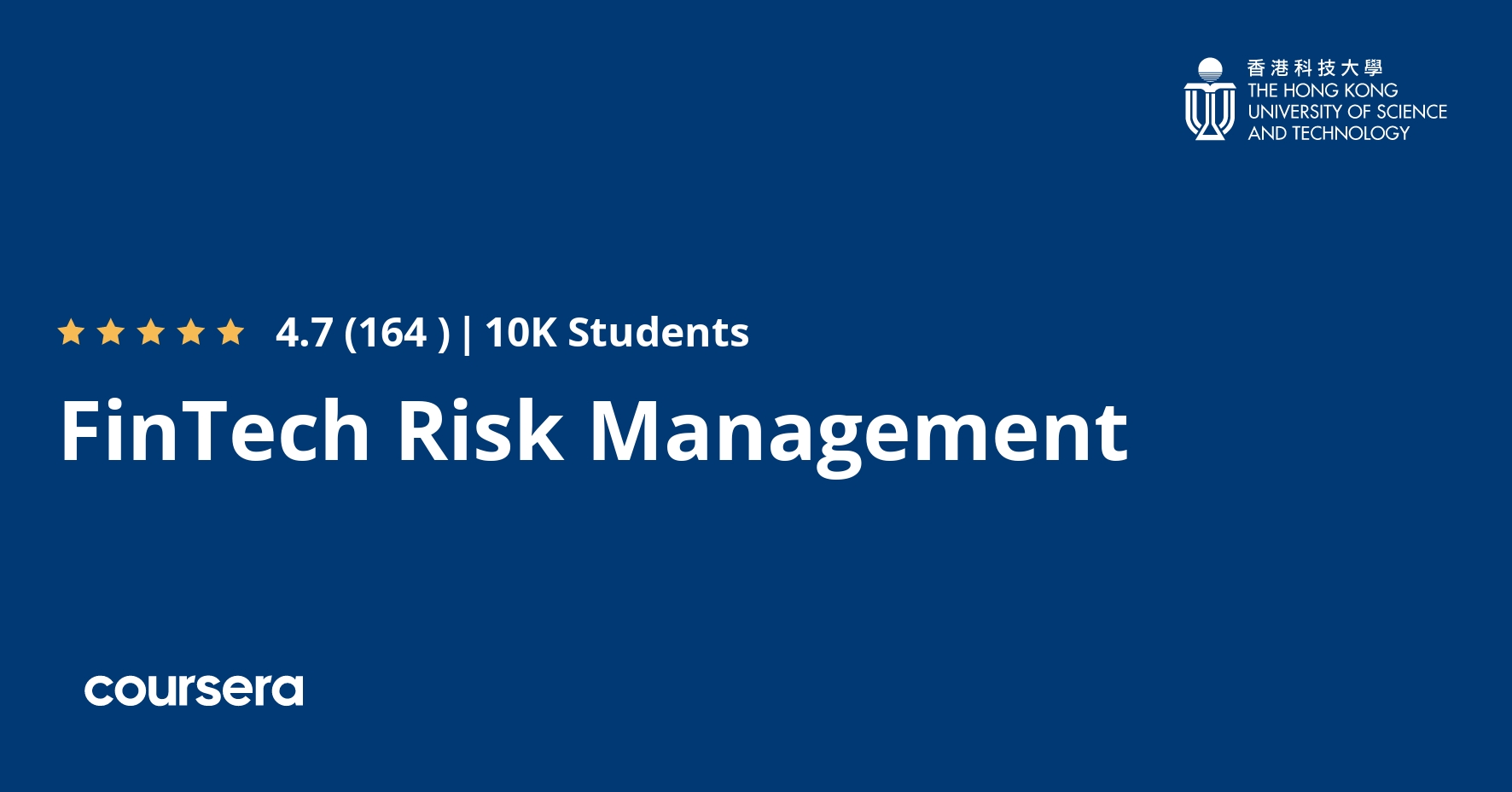 FinTech Risk Management - Coursya