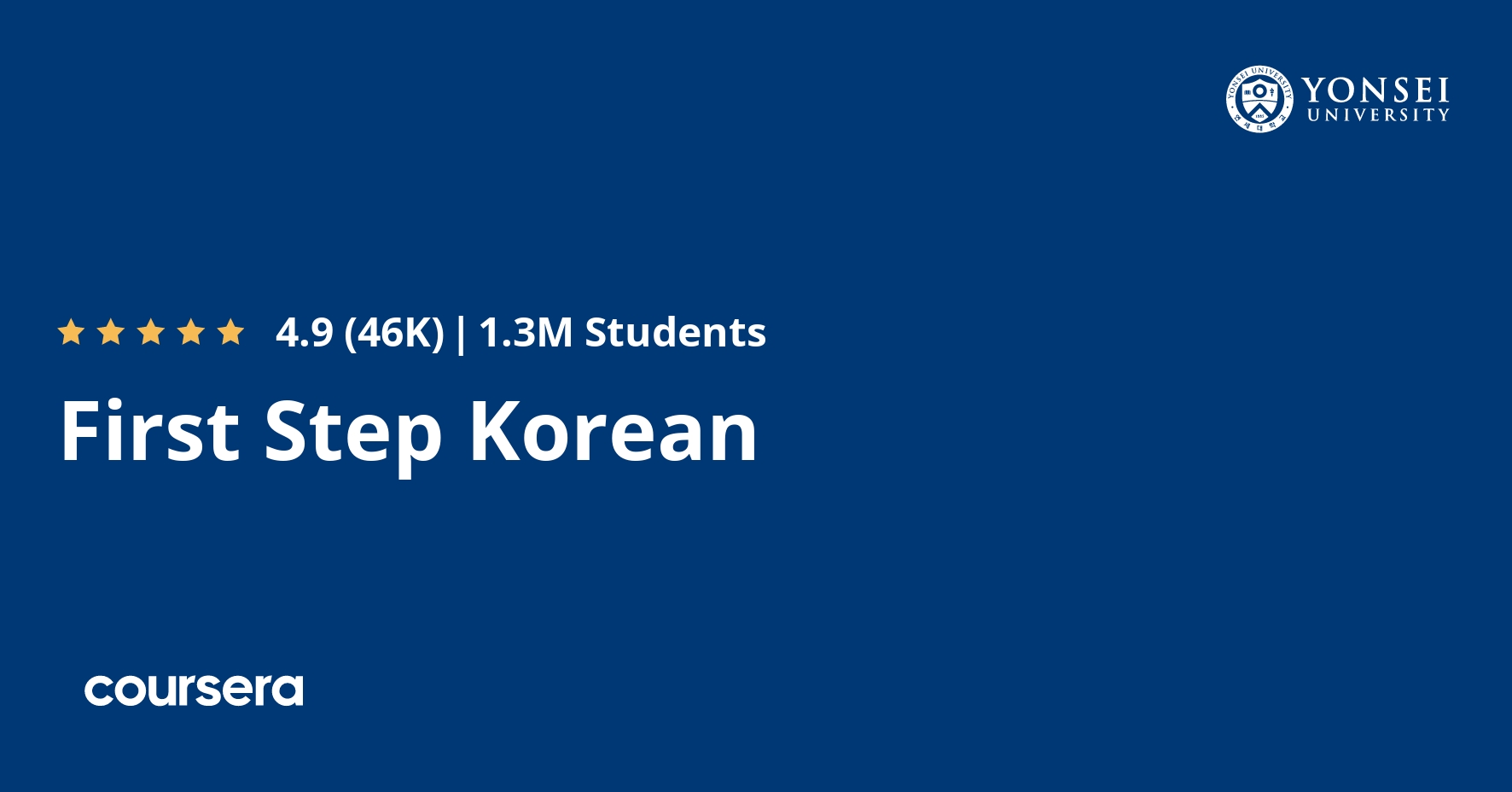 First Step Korean - Coursya