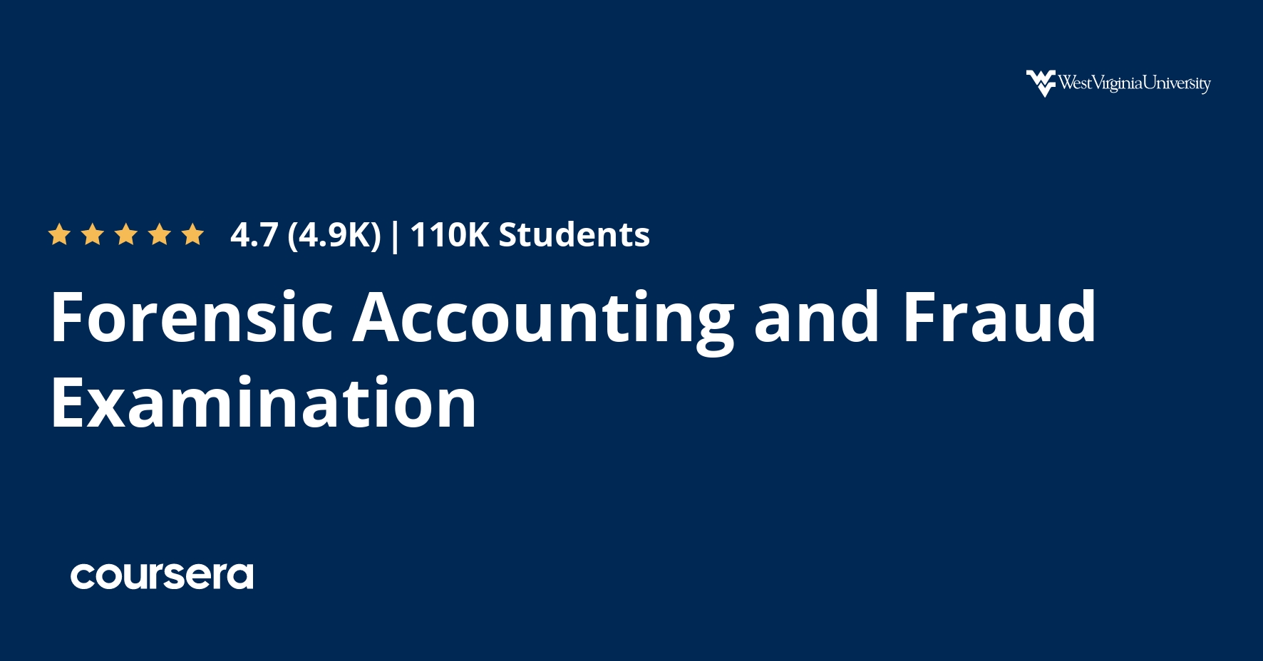 Forensic Accounting and Fraud Examination - Coursya