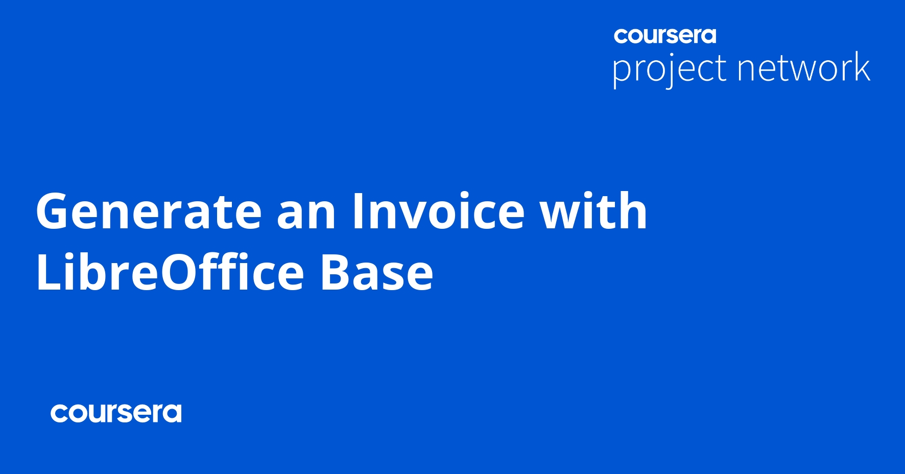 Generate an Invoice with LibreOffice Base - Coursya