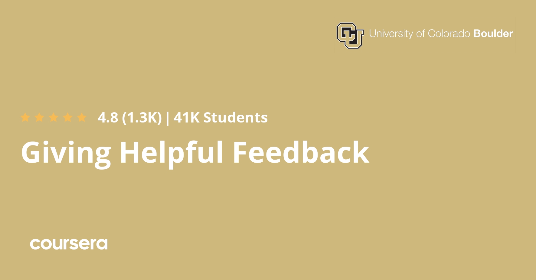 Giving Helpful Feedback - Coursya