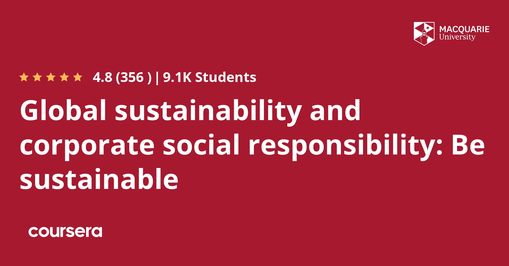 Global sustainability and corporate social responsibility: Be ...