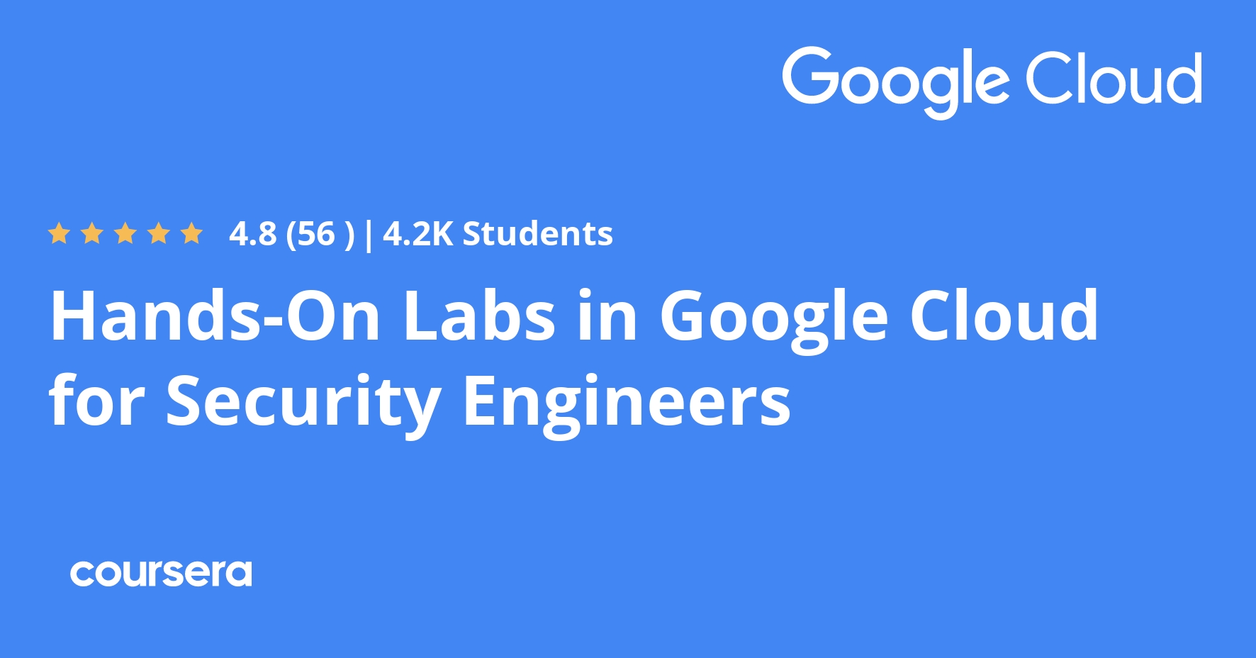 Hands-On Labs in Google Cloud for Security Engineers - Coursya