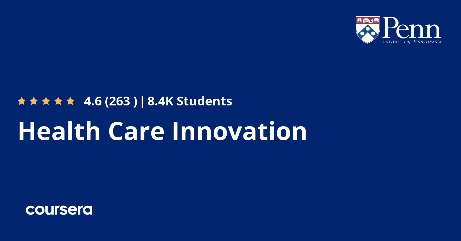 Health Care Innovation - Coursya