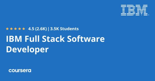 IBM Full Stack Software Developer Professional Certificate - Coursya