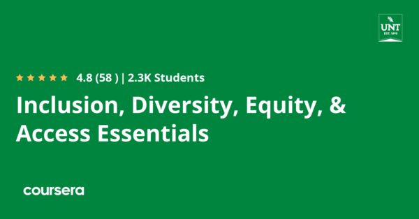 Inclusion, Diversity, Equity, & Access Essentials - Coursya