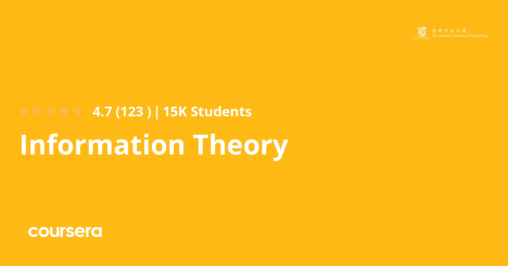Information Theory - Coursya