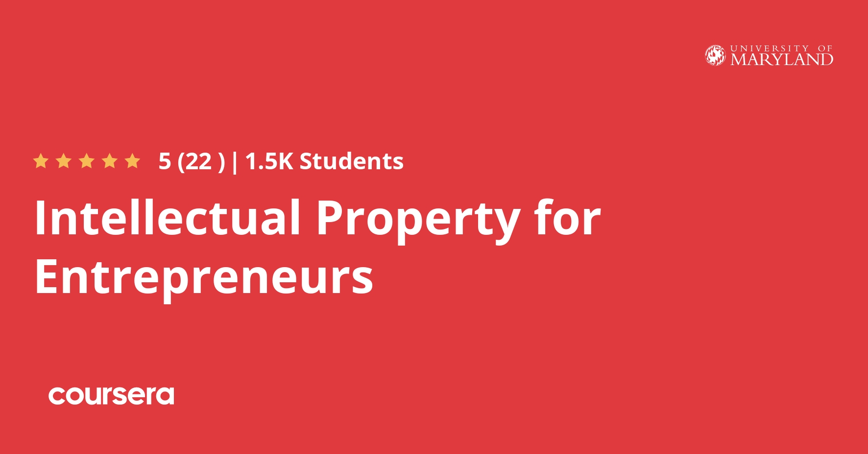 Intellectual Property for Entrepreneurs - Coursya