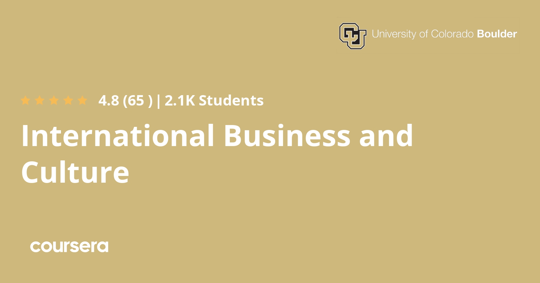 International Business and Culture - Coursya