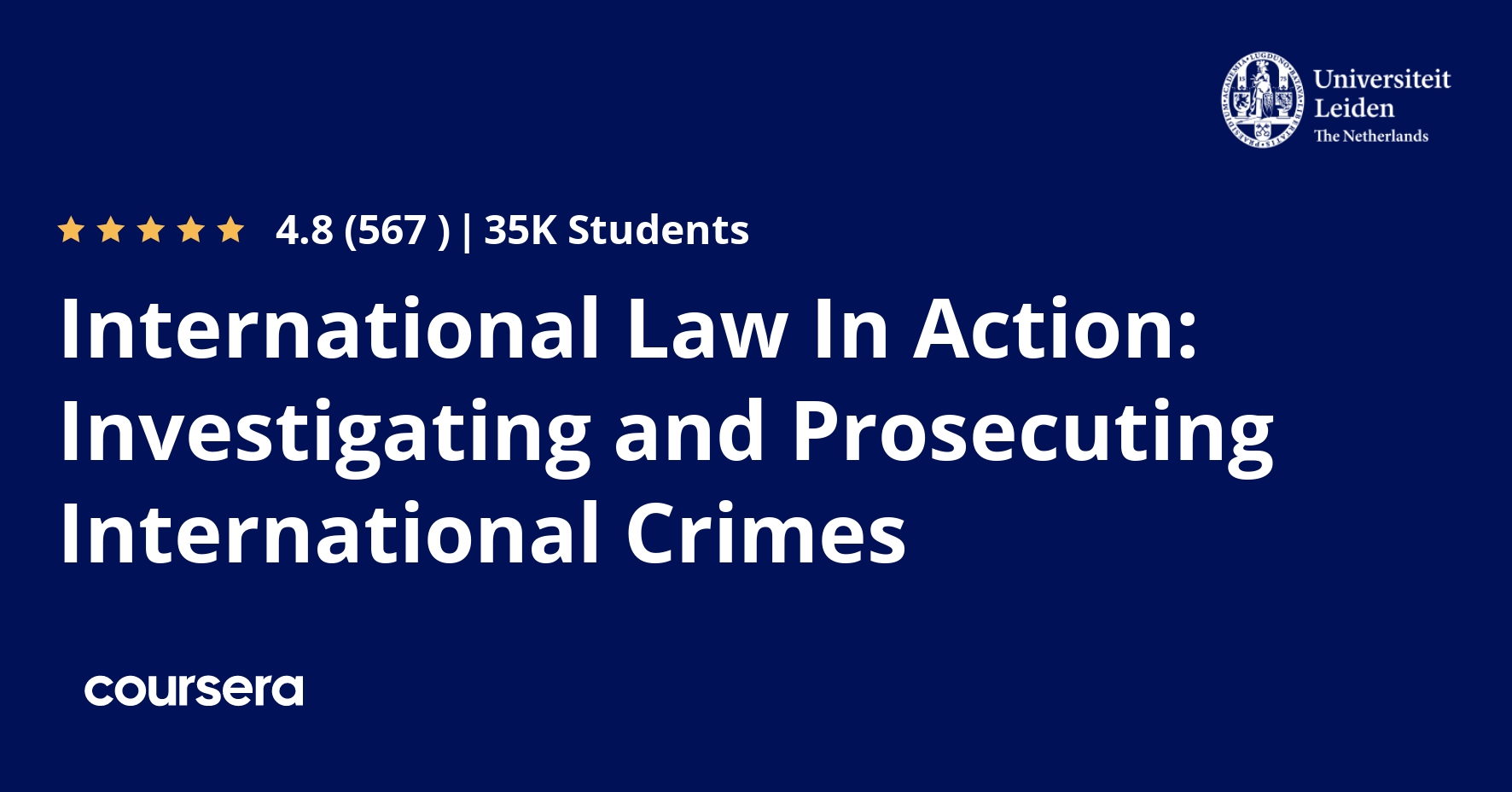 International Law In Action: Investigating and Prosecuting ...