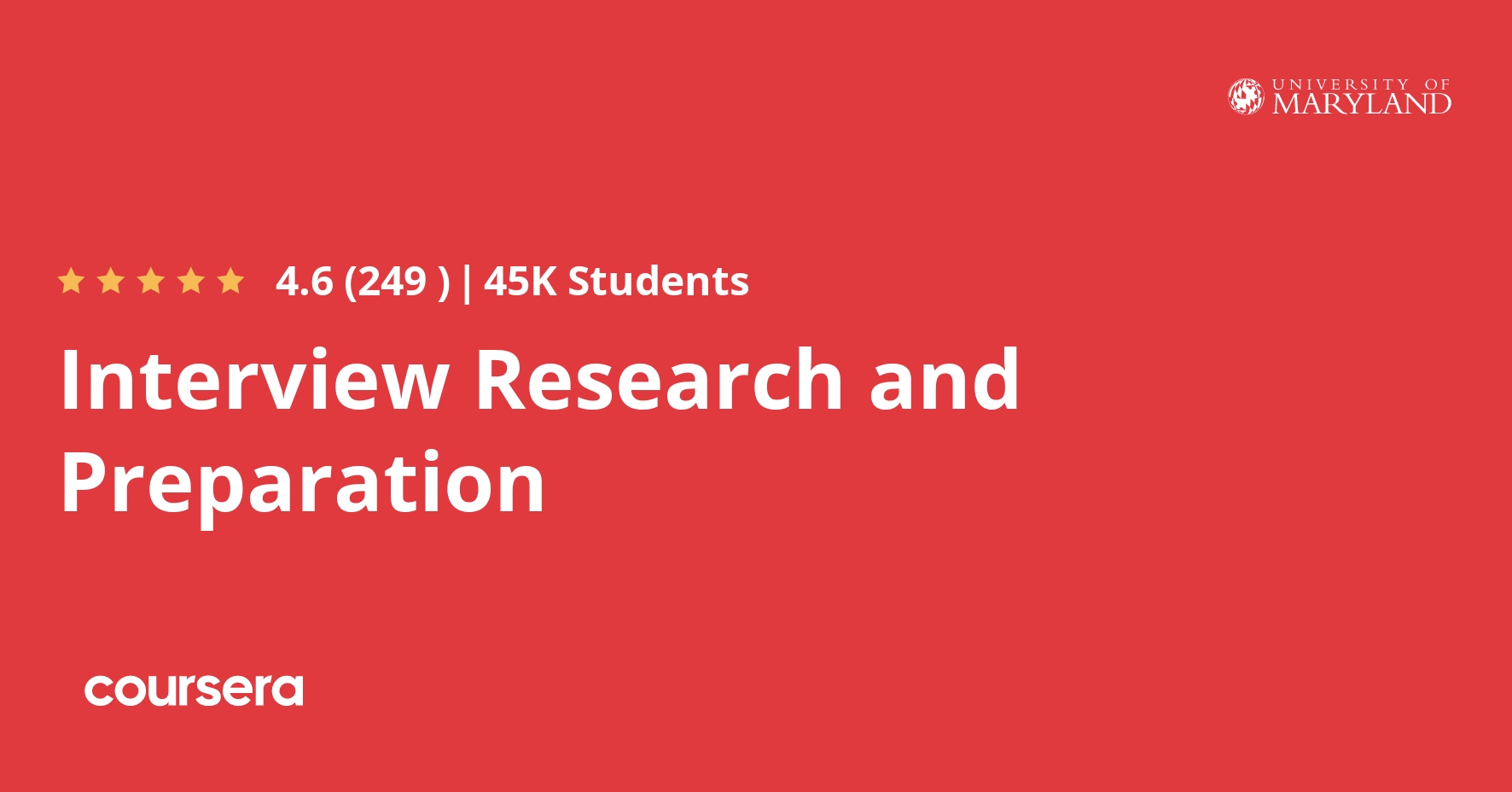 Interview Research and Preparation - Coursya