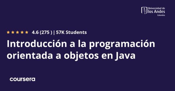 Introducción a la programación orientada a objetos en Java - Coursya