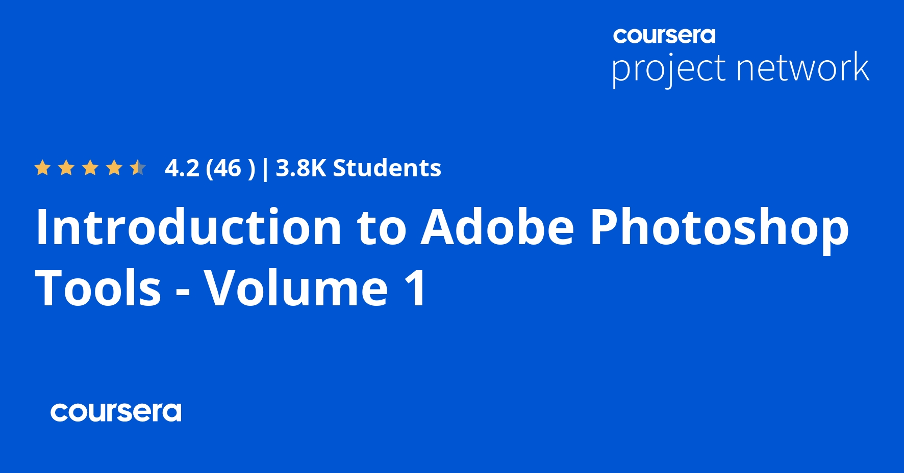 Introduction to Adobe Photoshop Tools - Volume 1 - Coursya