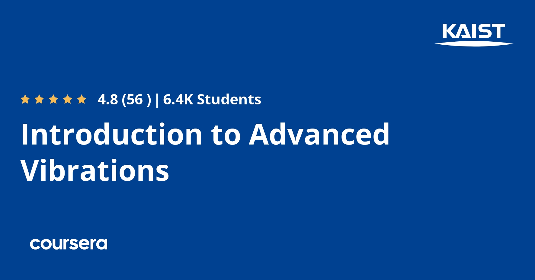 Introduction to Advanced Vibrations - Coursya
