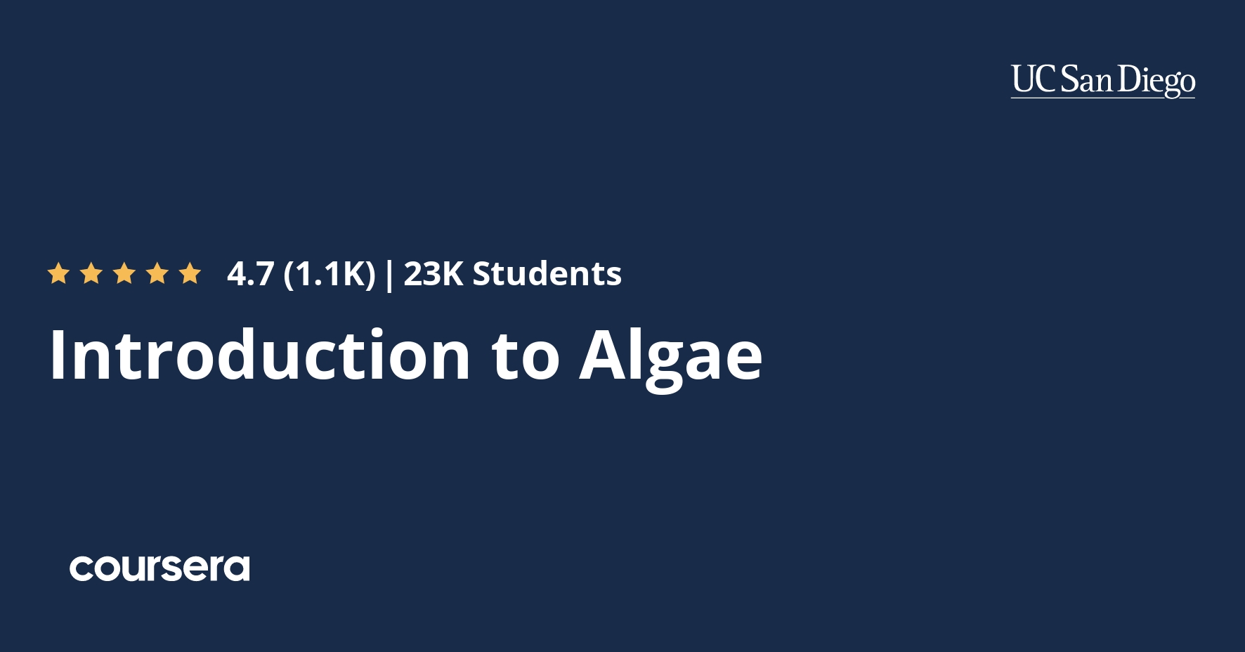 Introduction to Algae - Coursya