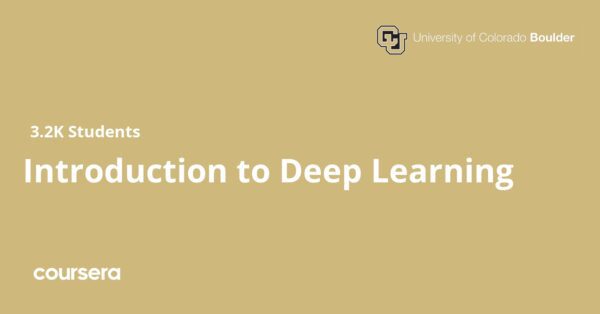 Introduction to Deep Learning - Coursya