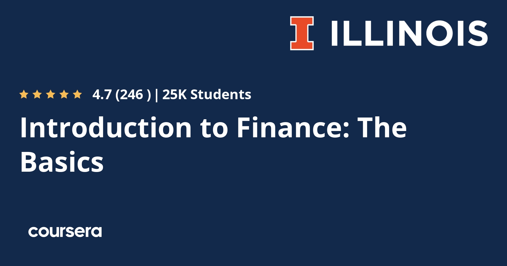 Introduction to Finance: The Basics - Coursya