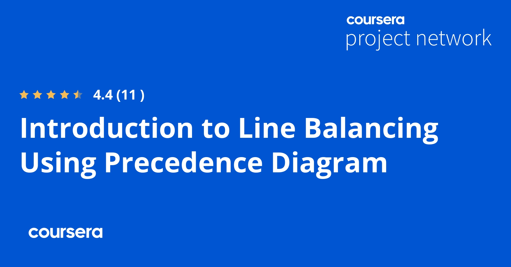 Introduction to Line Balancing Using Precedence Diagram - Coursya