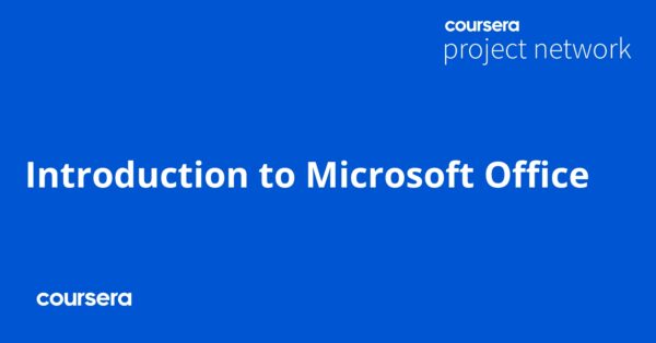 Introduction to Microsoft Office - Coursya