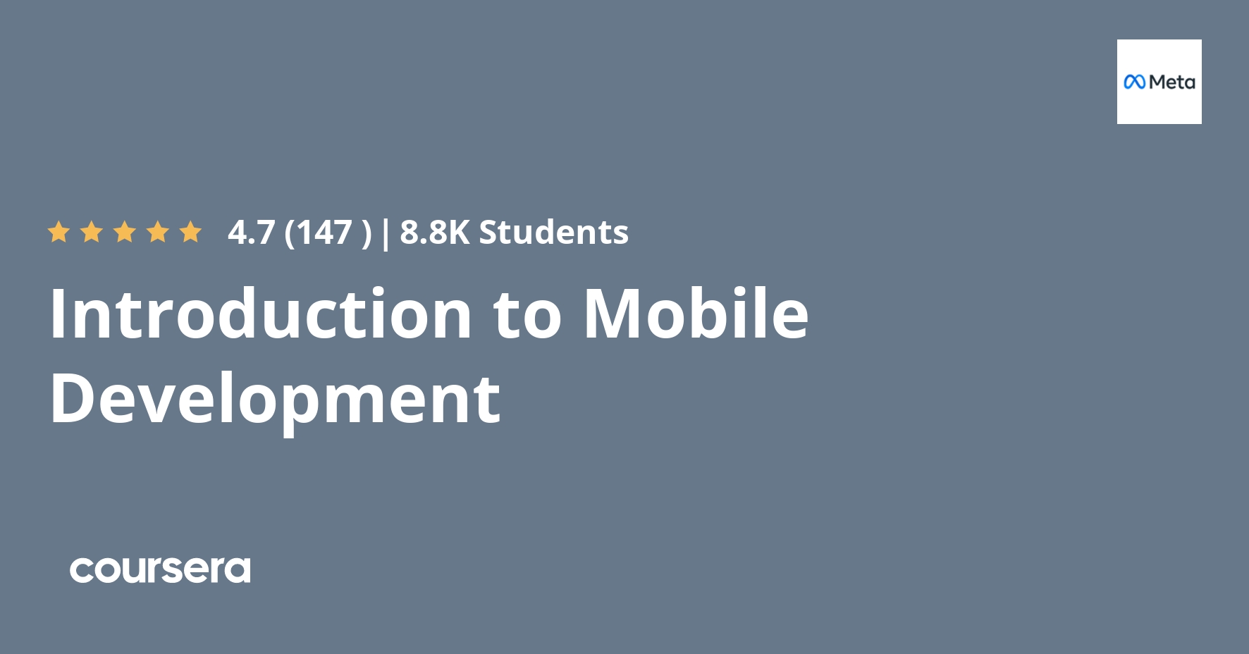Introduction to Mobile Development - Coursya