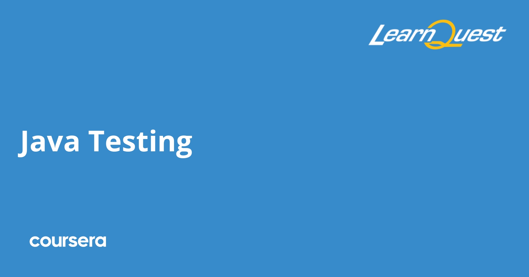Java Testing Specialization - Coursya