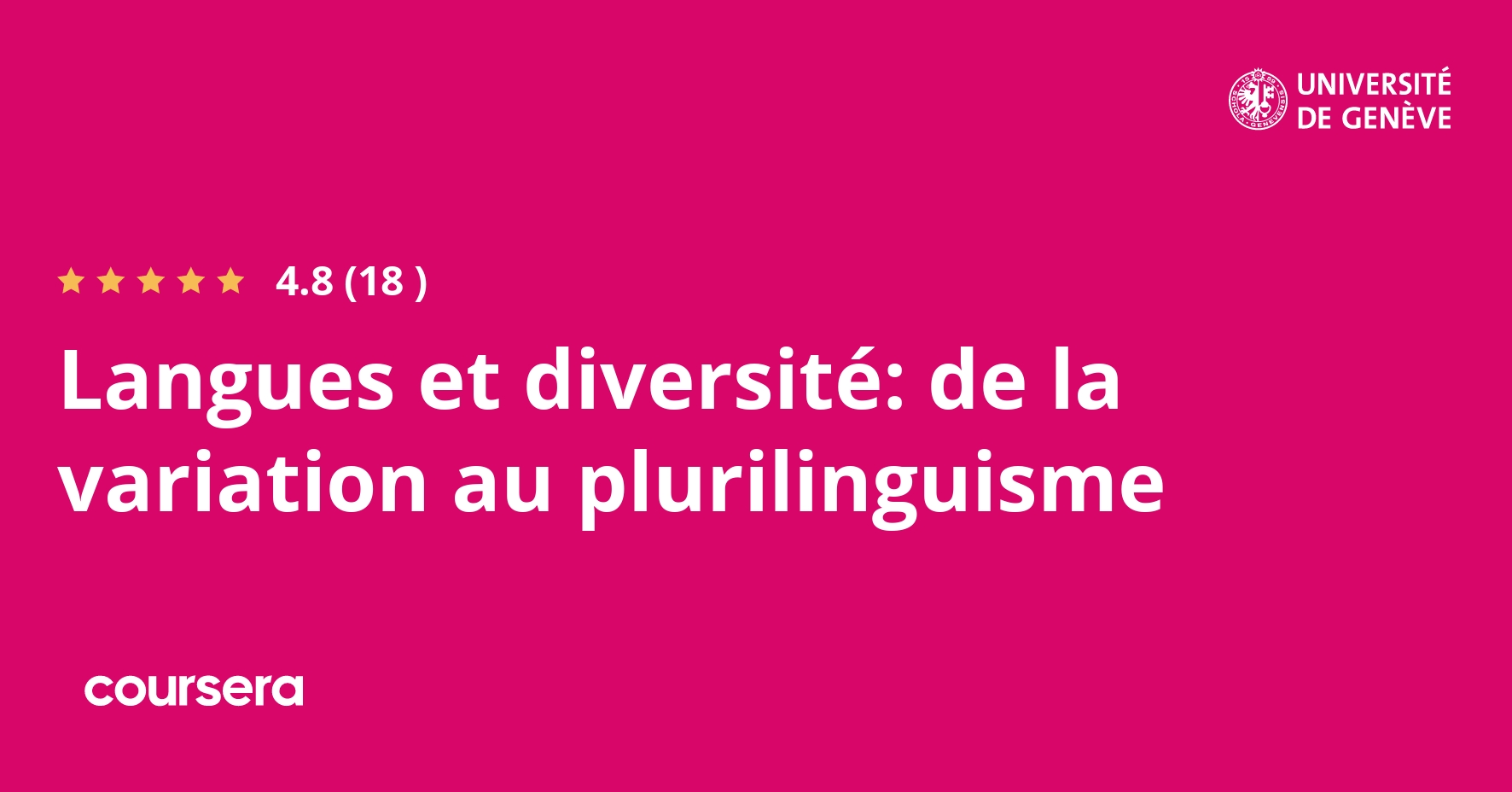 Langues et diversité: de la variation au plurilinguisme - Coursya