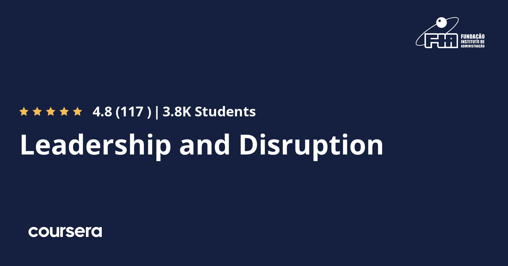 Leadership and Disruption - Coursya