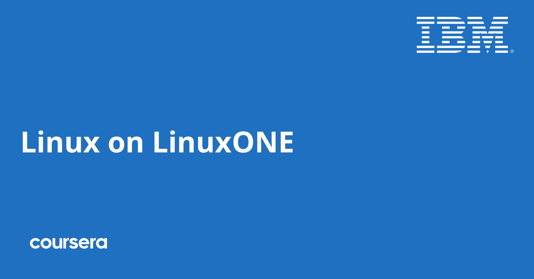Linux on LinuxONE - Coursya
