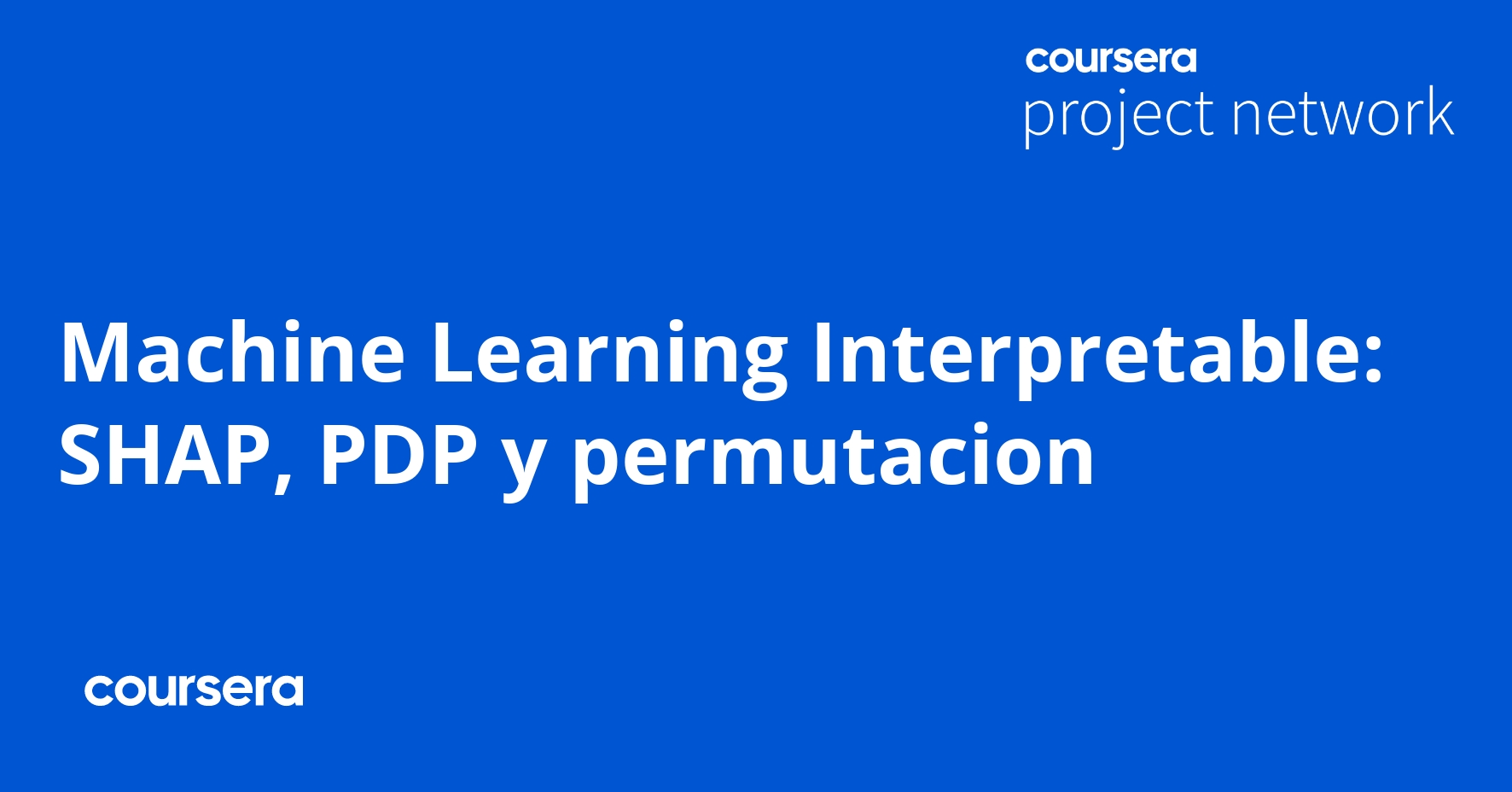 Machine Learning Interpretable: SHAP, PDP y permutacion - Coursya