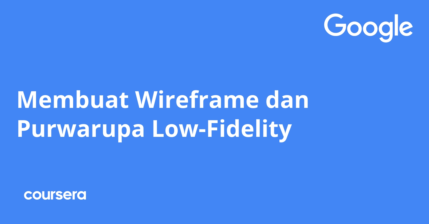 Membuat Wireframe dan Purwarupa Low-Fidelity - Coursya