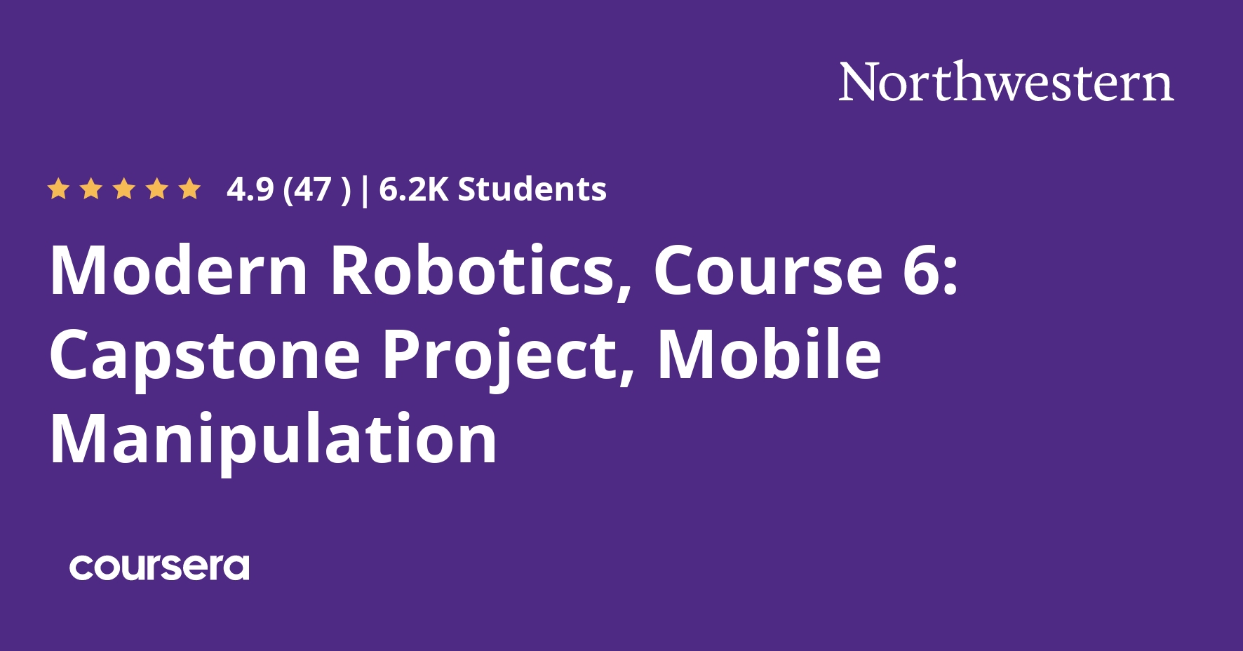 Modern Robotics, Course 6: Capstone Project, Mobile Manipulation - Coursya