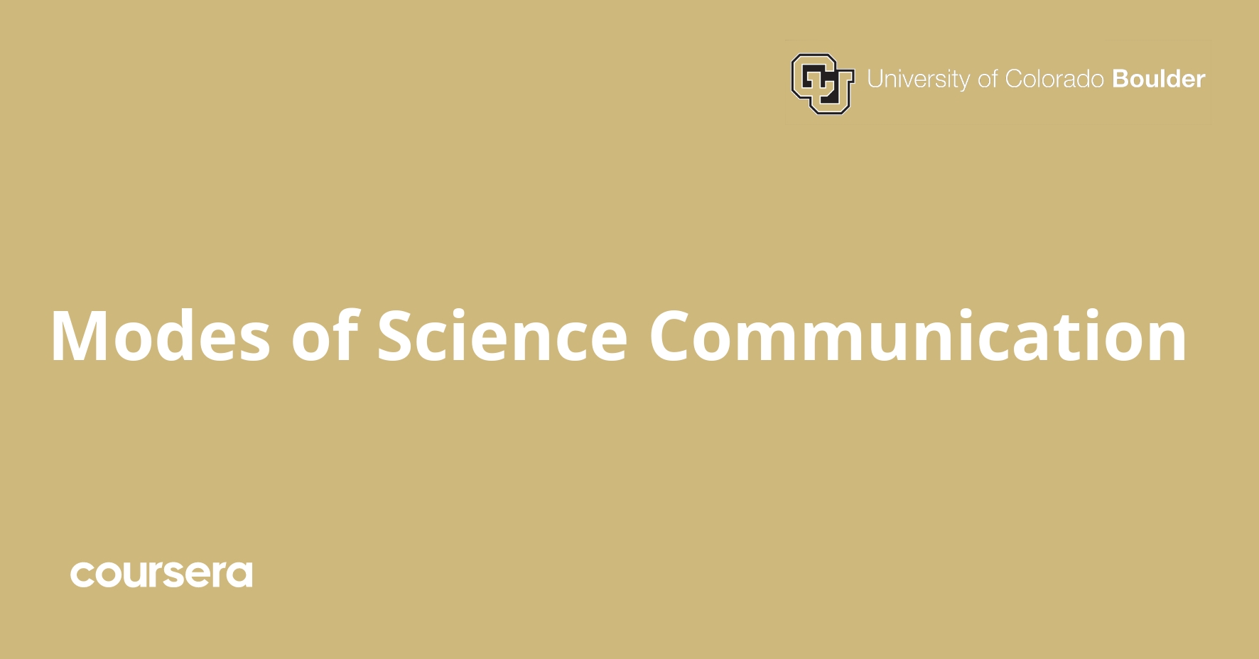Modes of Science Communication - Coursya