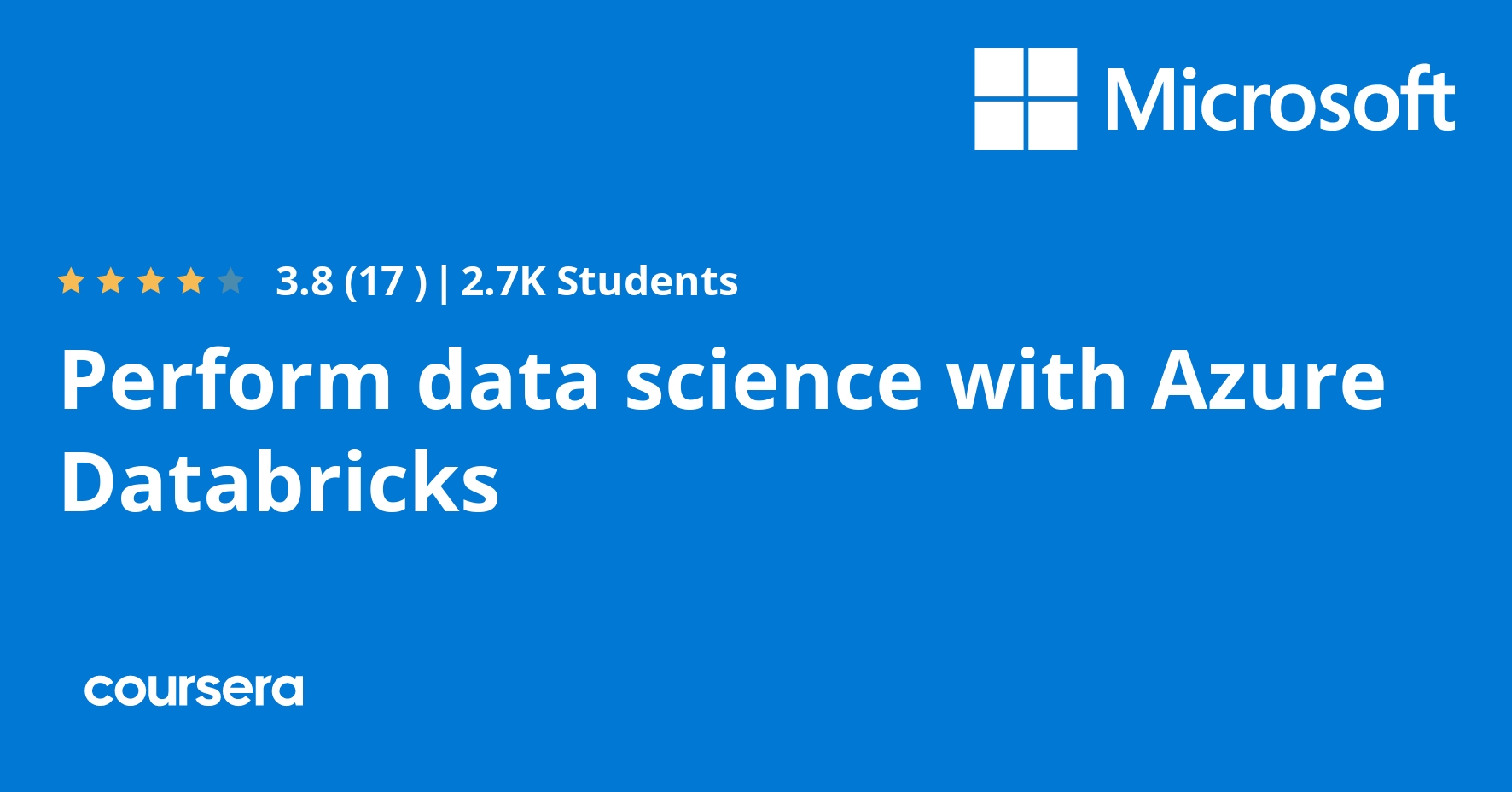 Perform data science with Azure Databricks - Coursya