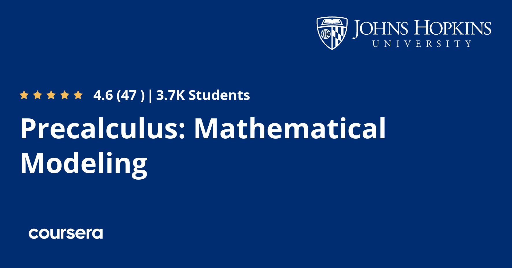 Precalculus: Mathematical Modeling - Coursya