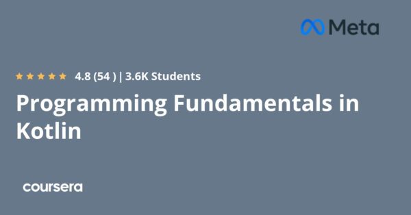 Programming Fundamentals in Kotlin - Coursya