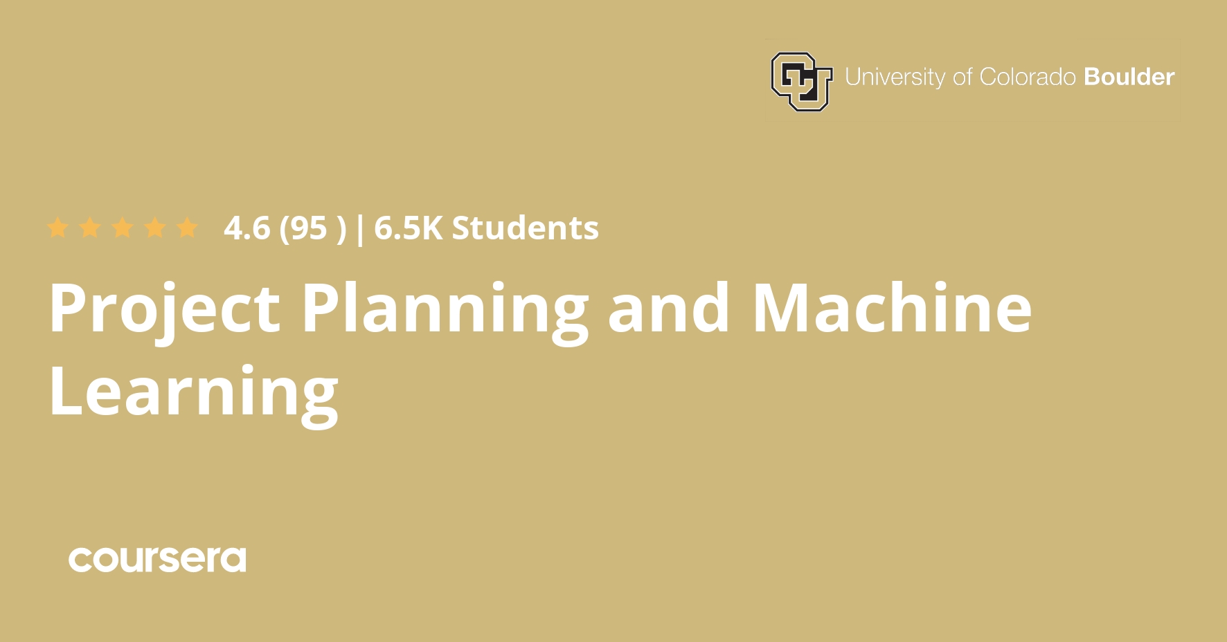 Project Planning and Machine Learning - Coursya