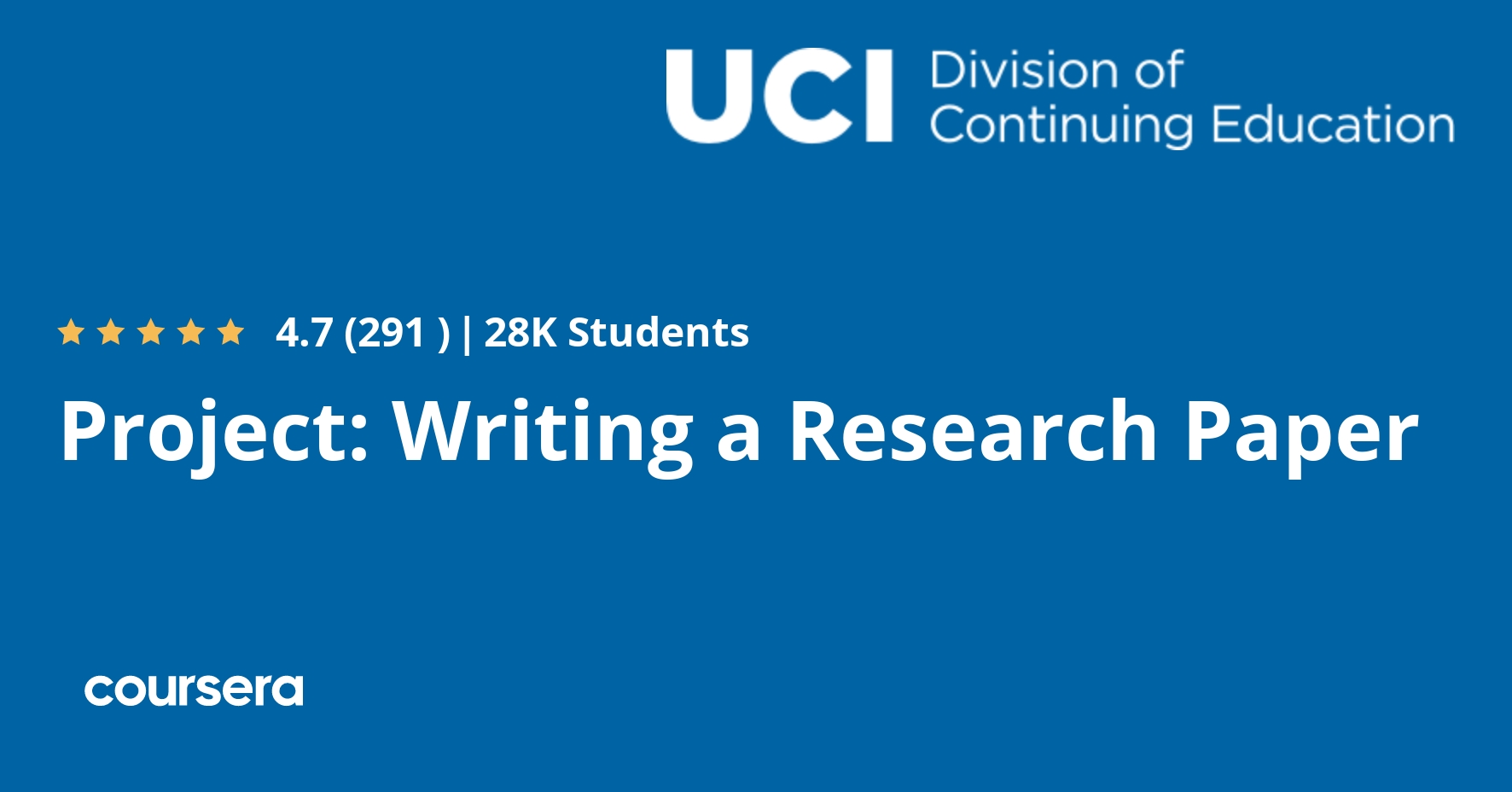 Project: Writing a Research Paper - Coursya