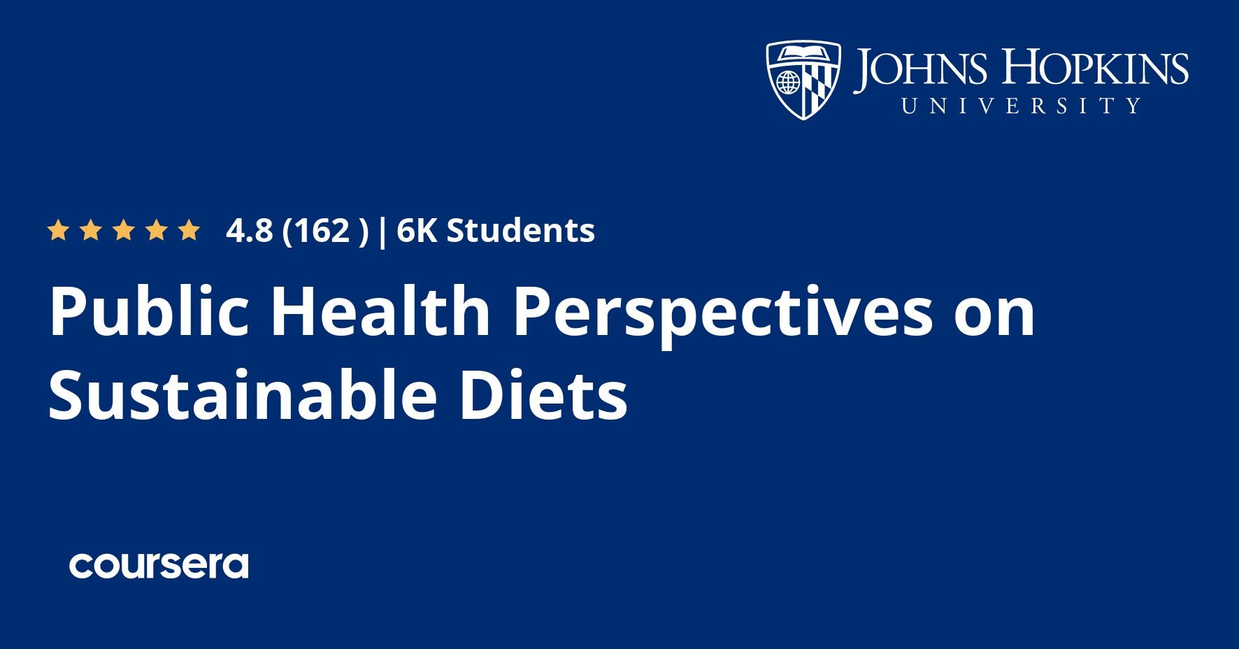 Public Health Perspectives on Sustainable Diets - Coursya