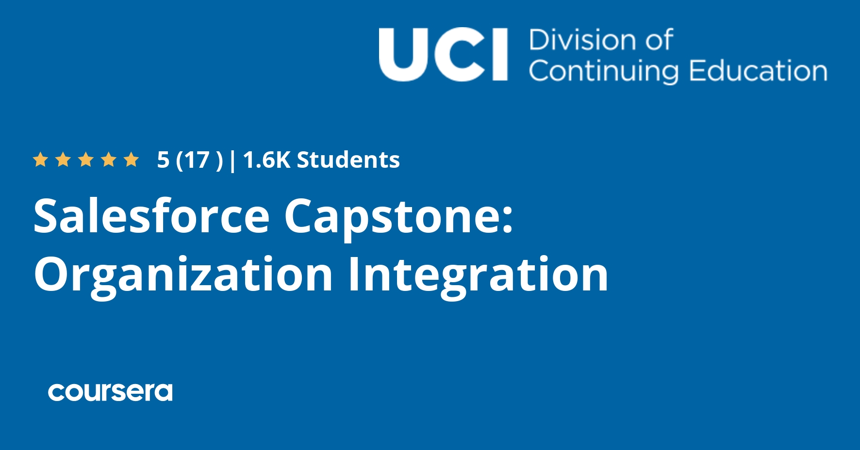Salesforce Capstone: Organization Integration - Coursya
