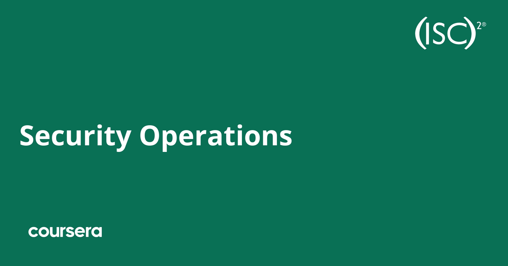 Security Operations - Coursya