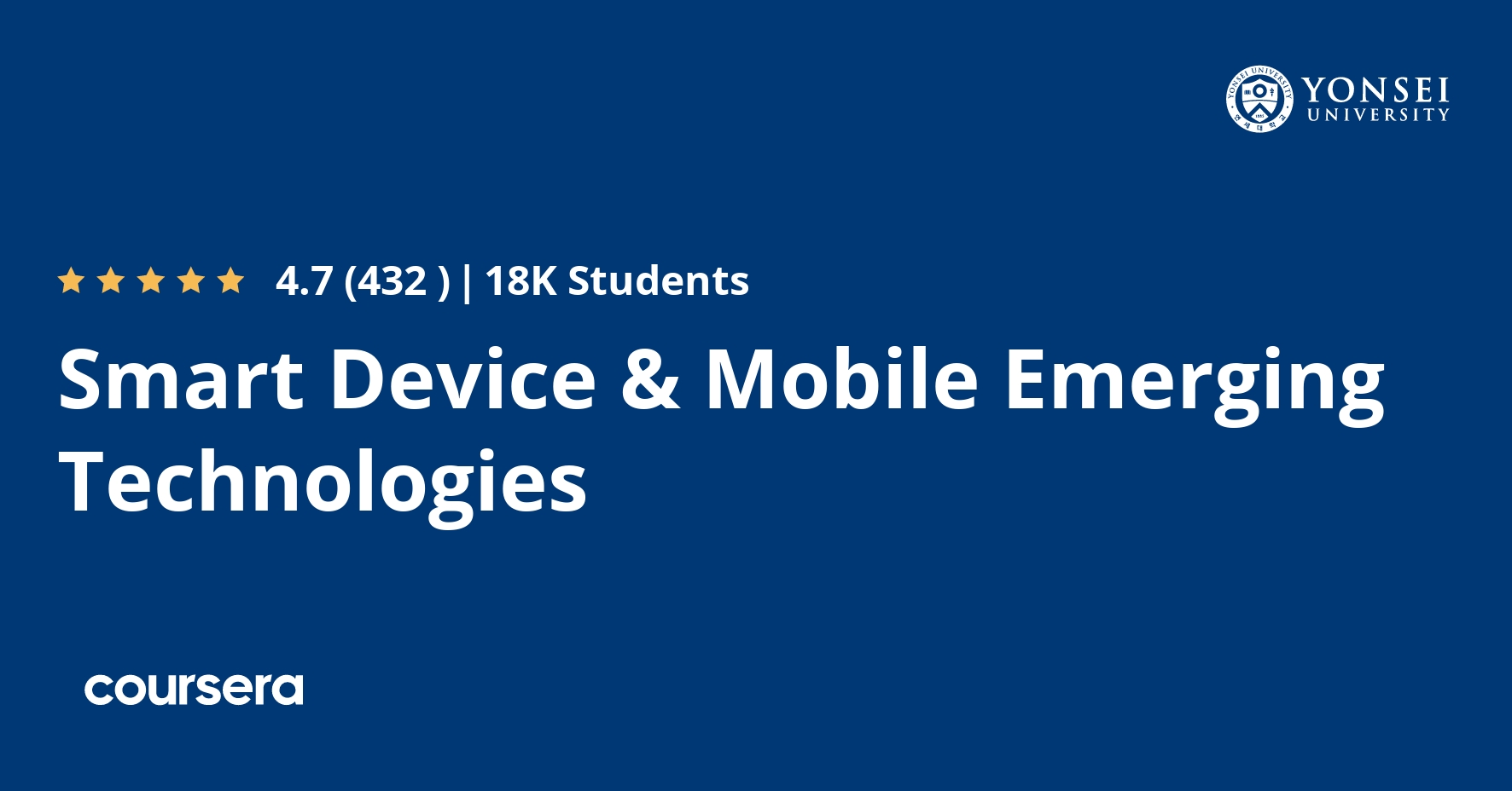 Smart Device & Mobile Emerging Technologies - Coursya