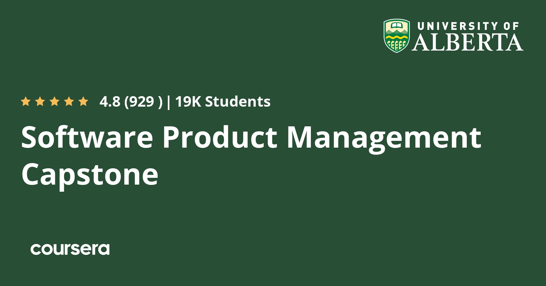 Software Product Management Capstone - Coursya
