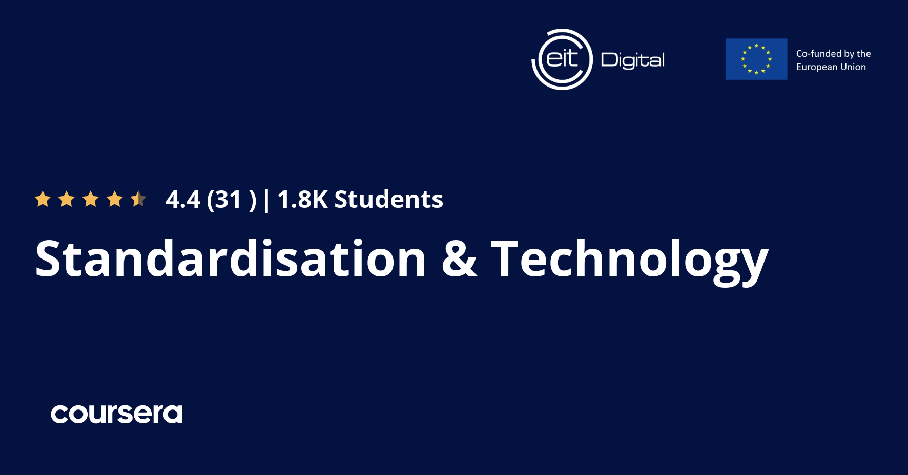 Standardisation & Technology - Coursya