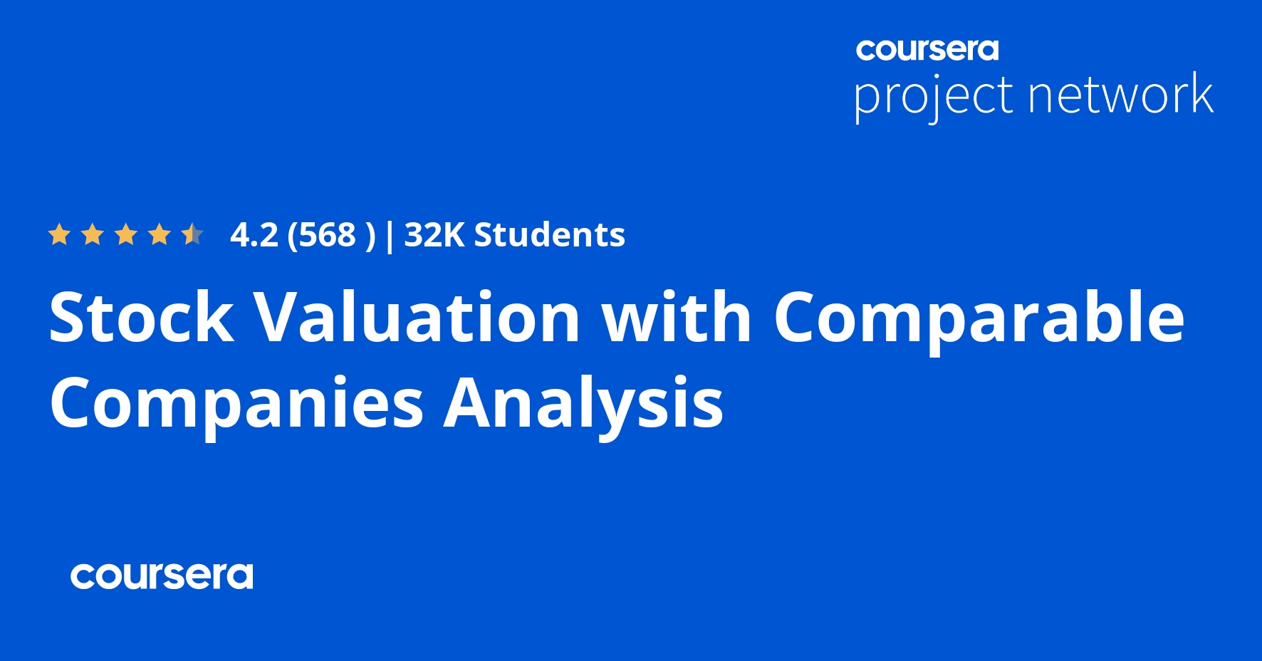 Stock Valuation with Comparable Companies Analysis - Coursya