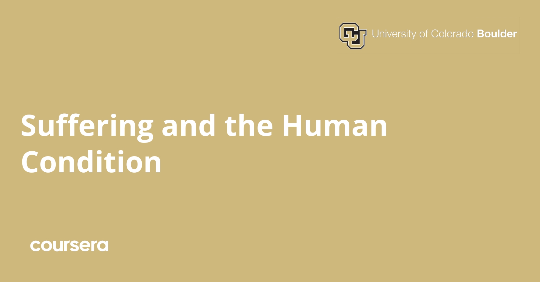 Suffering and the Human Condition - Coursya