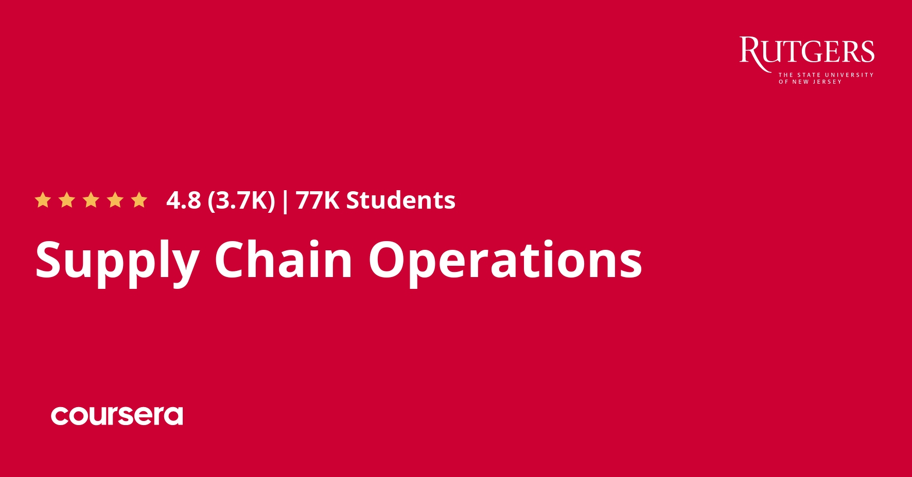 Supply Chain Operations - Coursya