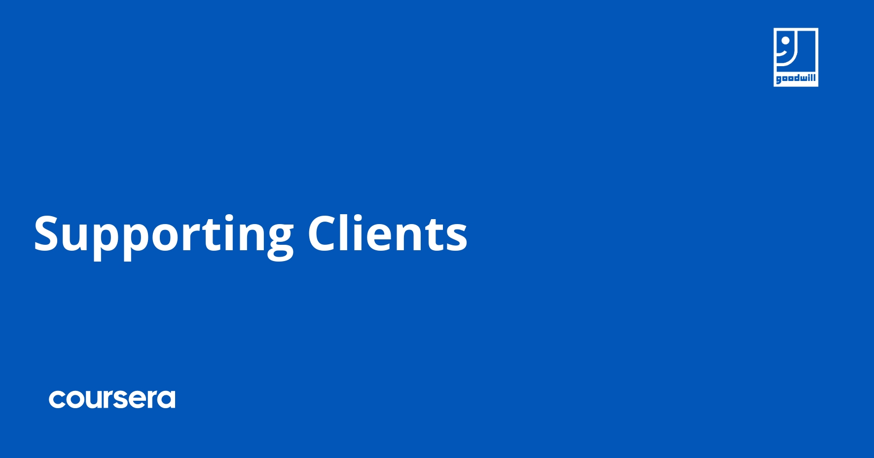 Supporting Clients - Coursya