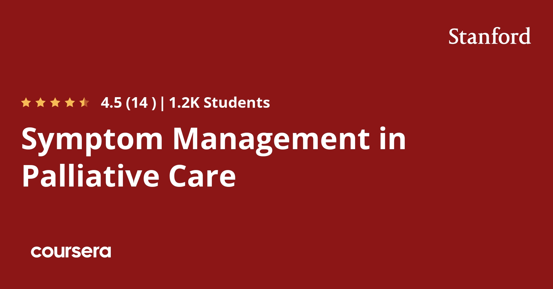 Symptom Management in Palliative Care - Coursya